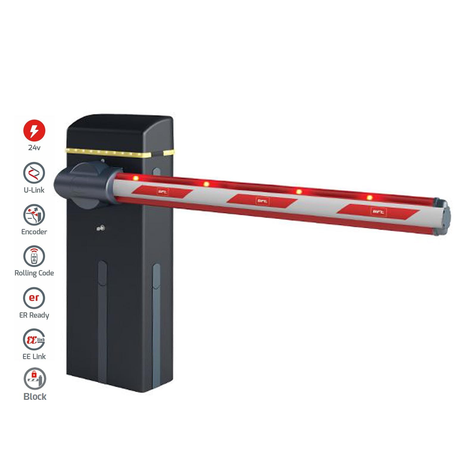 Bariera auto Bft Michelangelo BT-A80, trafic intens, deschidere 8sec cu ...