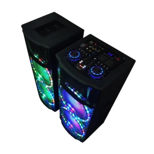 Set Boxe Audio Active, Putere 2 x 600W RMS, 40Hz – 20KHz, 4 ohm, FM ...