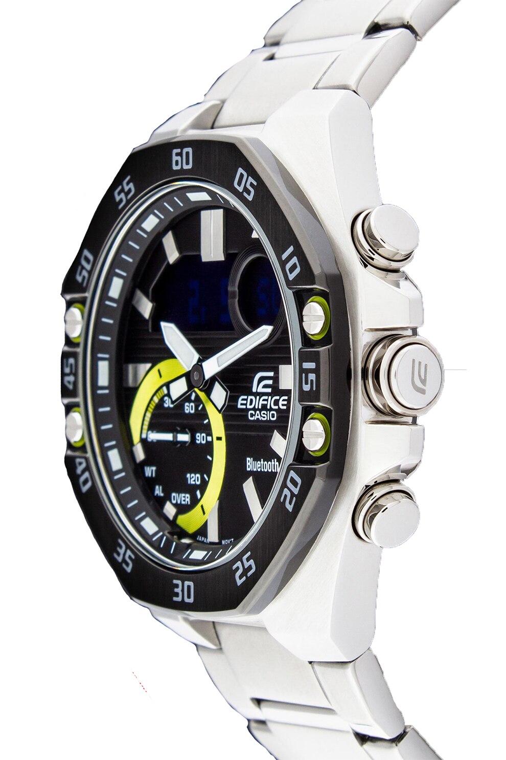 Casio, Ceas analog digital rotund, Argintiu - eMAG.ro