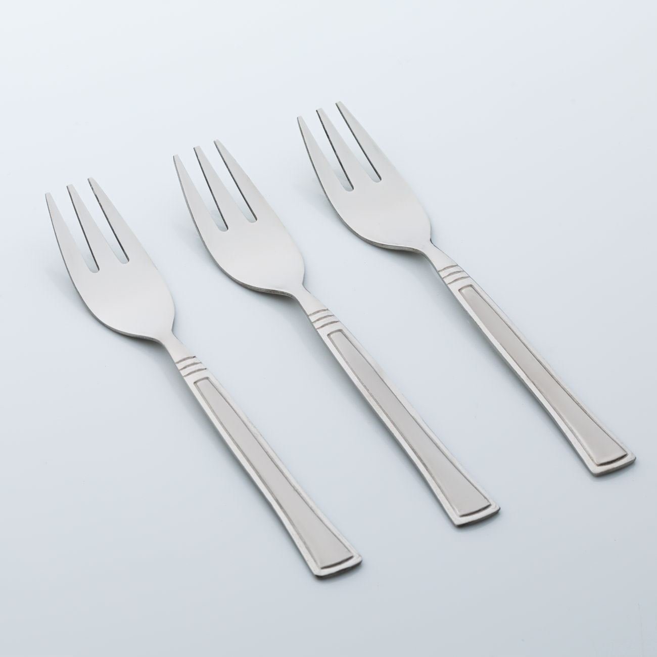 Set 3 furculite inox, 14.5 cm - eMAG.ro