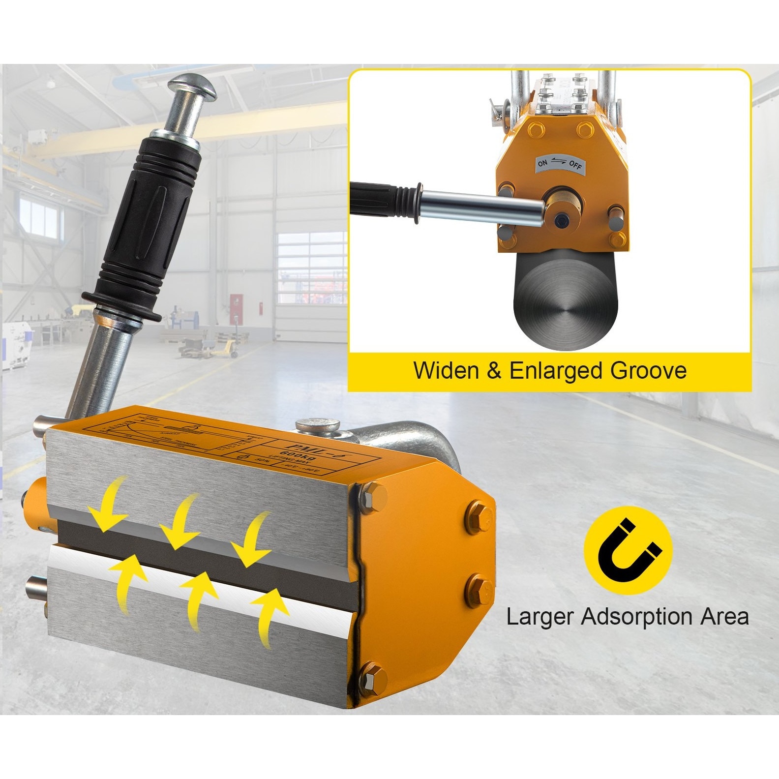Dispozitiv magnetic de ridicare 600 kg - eMAG.ro