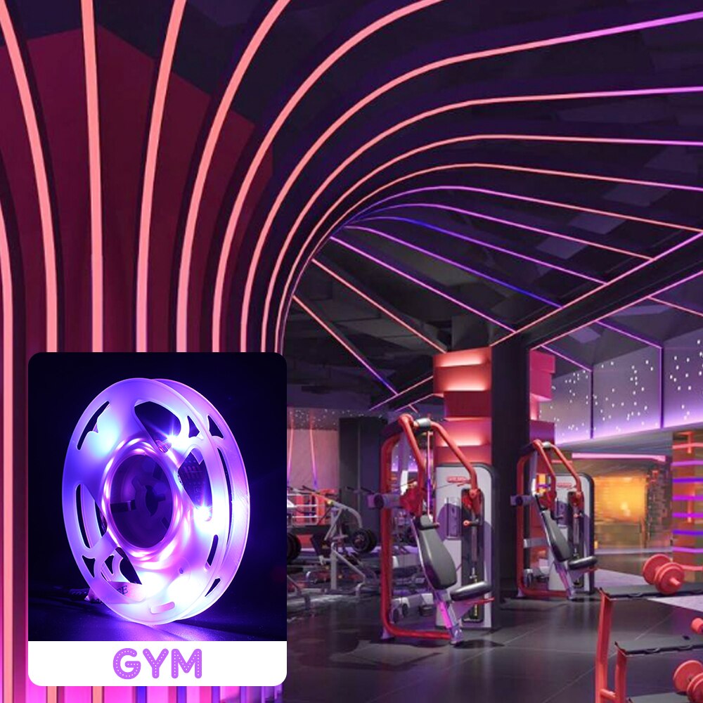 LED szalagkészlet, RGB világítás, USB interfész, távirányító, 5 V, 2 m ...