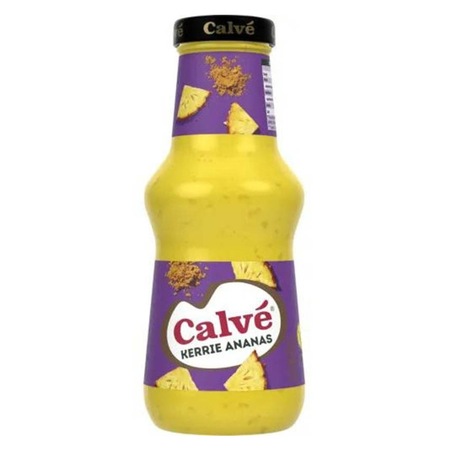 Sos cremos, de curry si ananas, Calve, 250 ml - eMAG.ro