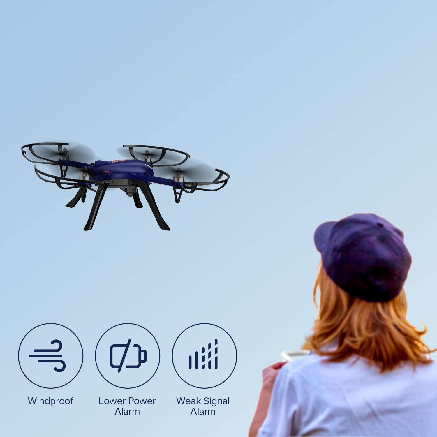 Drona Drocon Blue Bugs3, 3D flips, Brusless motor, Comunicare TwoWay ...