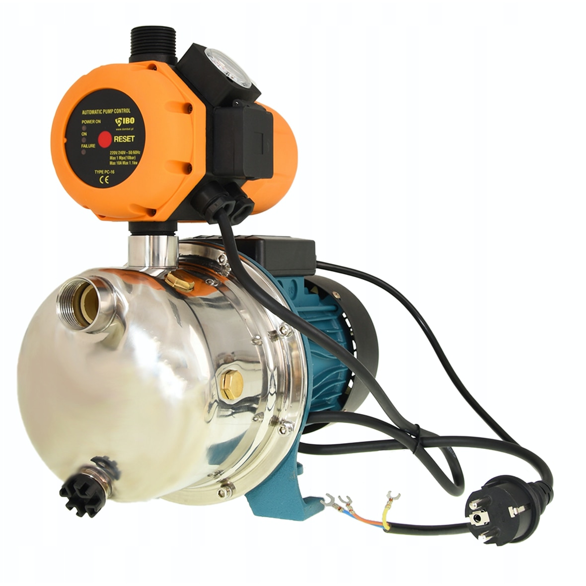 Hidrofor electronic IBO Dambat AJ50/60, motor 1.1 Kw, inaltime refulare ...