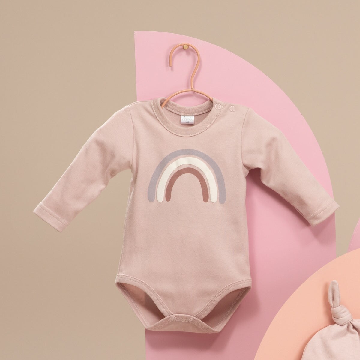 Body Bebeke Happiness Roz, 0-3 luni, 56 cm - eMAG.ro