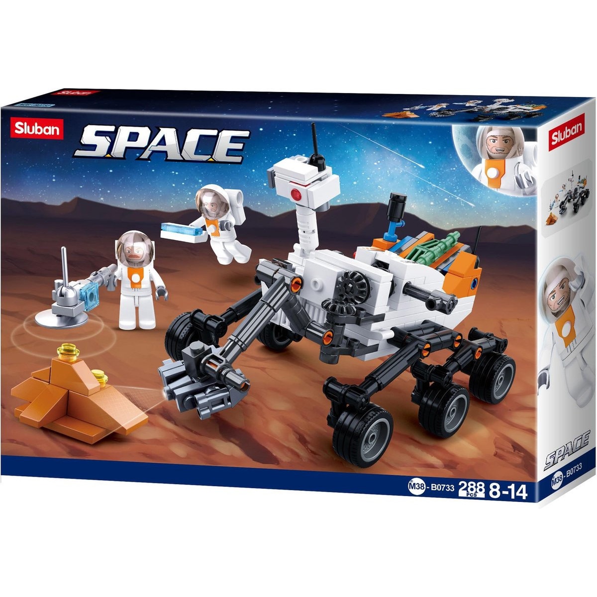 Set de constructie, Sluban, Rover Planeta Spatiala, 240 piese - eMAG.ro