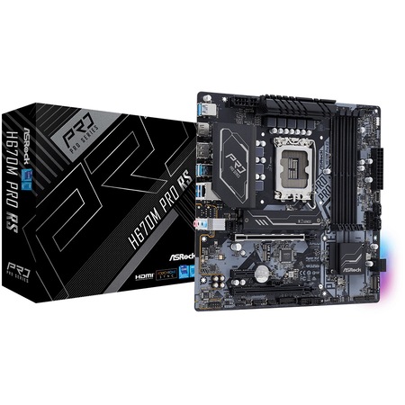 ASRock H670M PRO RS alaplap, 1700 foglalat - eMAG.hu