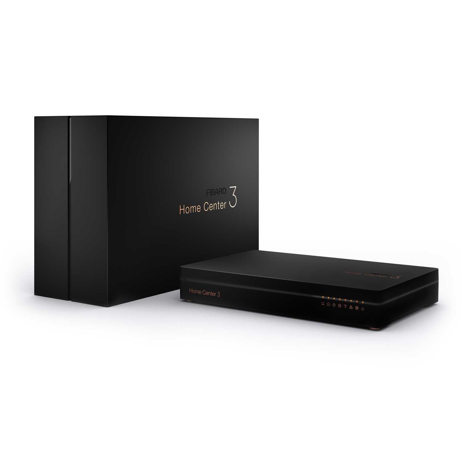 Unitate centrala de comanda, Fibaro, Home Center 3, Negru - eMAG.ro