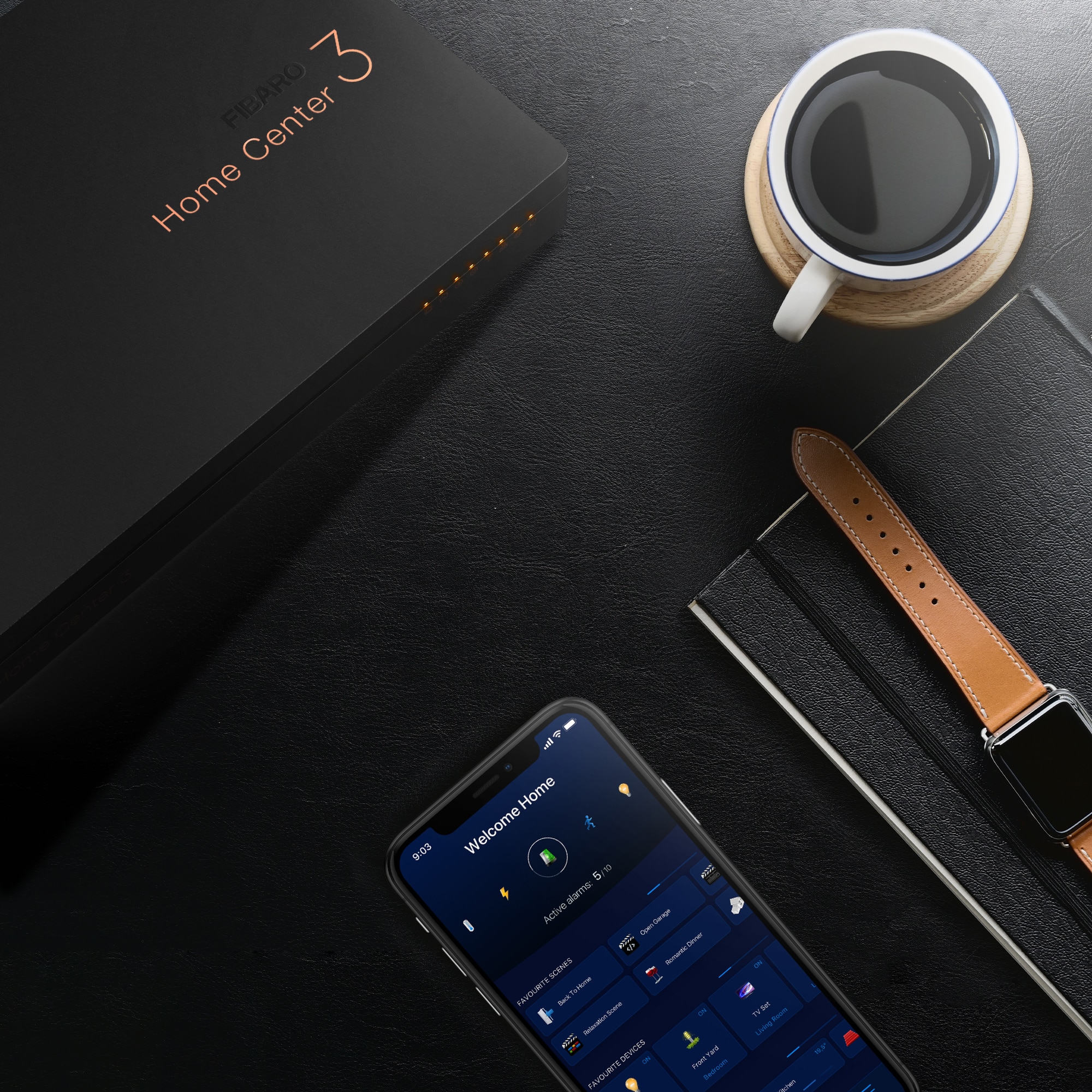 Unitate centrala de comanda, Fibaro, Home Center 3, Negru - eMAG.ro