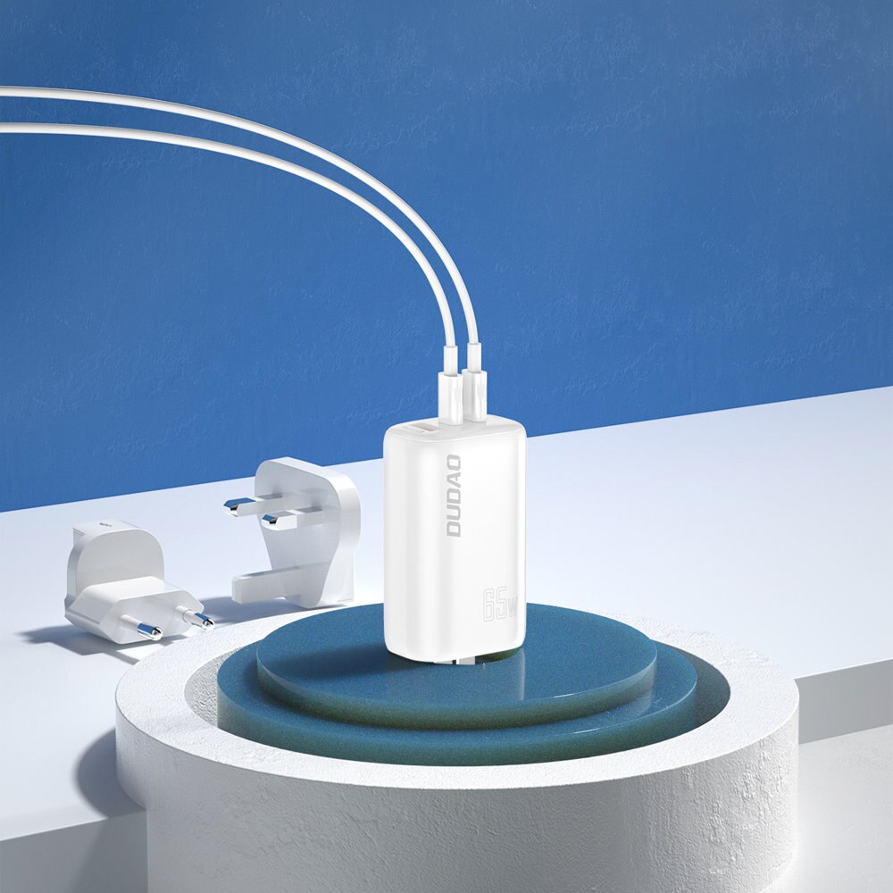 Pyramid® utazási adapter töltő, 1 x USB, 2 x Type C, 65 W PD ...
