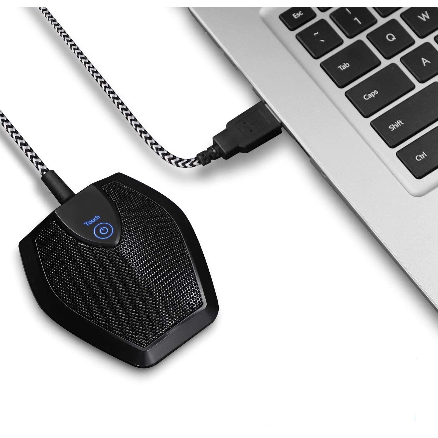 Microfon pentru conferinta Tonor G11, USB, Omnidirectional, Black - eMAG.ro