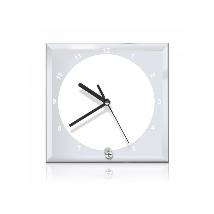 Ceas personalizat din sticla patrat personalizat Daca vrei sa schimbi ...