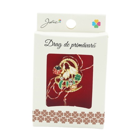 Set 3 Martisoare Brosa Zenino® - Cosulet cu Ghiocei, Traditional ...