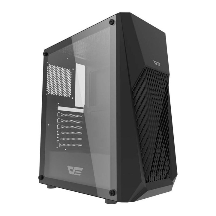 Carcasa pentru computer darkFlash DK150, Middle Tower, ATX, Micro ATX ...