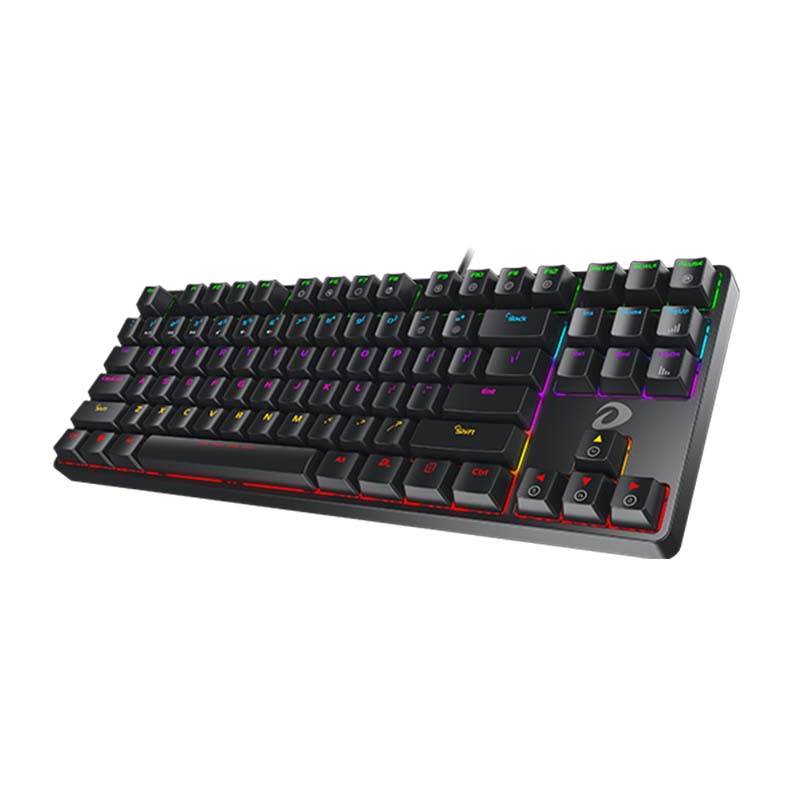 Tastatura gaming mecanica Dareu EK87 cu fir de 1.8m, conexiune USB ...