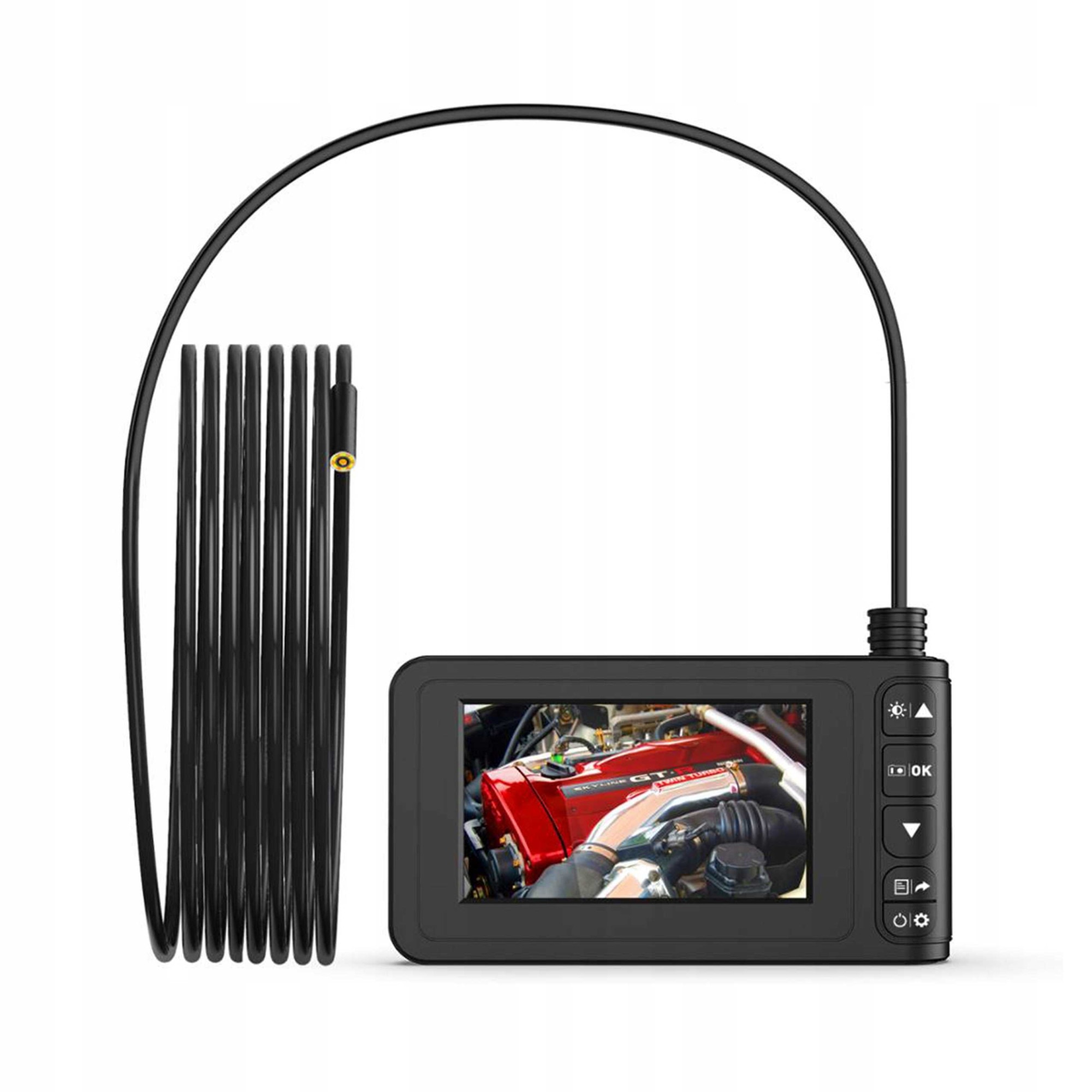 Camera de inspectie mini-endoscop, INSKAM 129, 4.3", Full HD, 5m, Negru ...