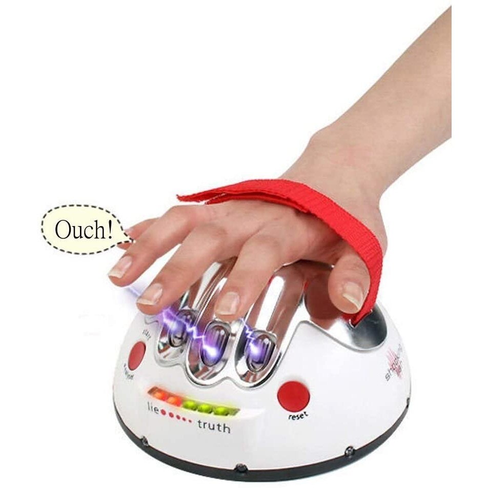 Joc interactiv detector de minciuni cu lumini, sunet si doua moduri ...