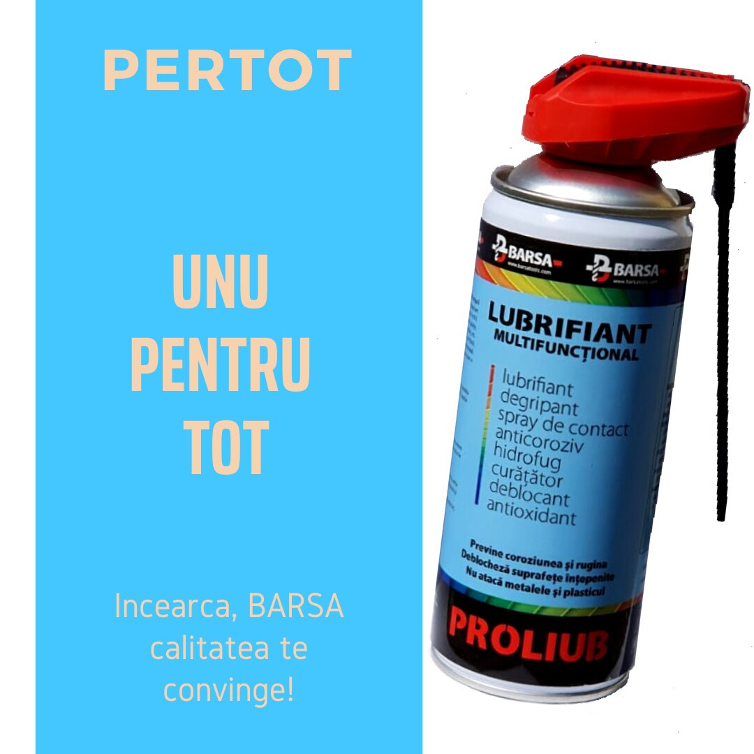 Lubrifiant auto, Pertot, multifunctional, spray degripant, 400 ml - eMAG.ro