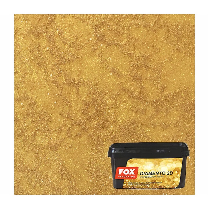 Dekor falfesték, Fox Dekorator Diamento 3D Gold - eMAG.hu