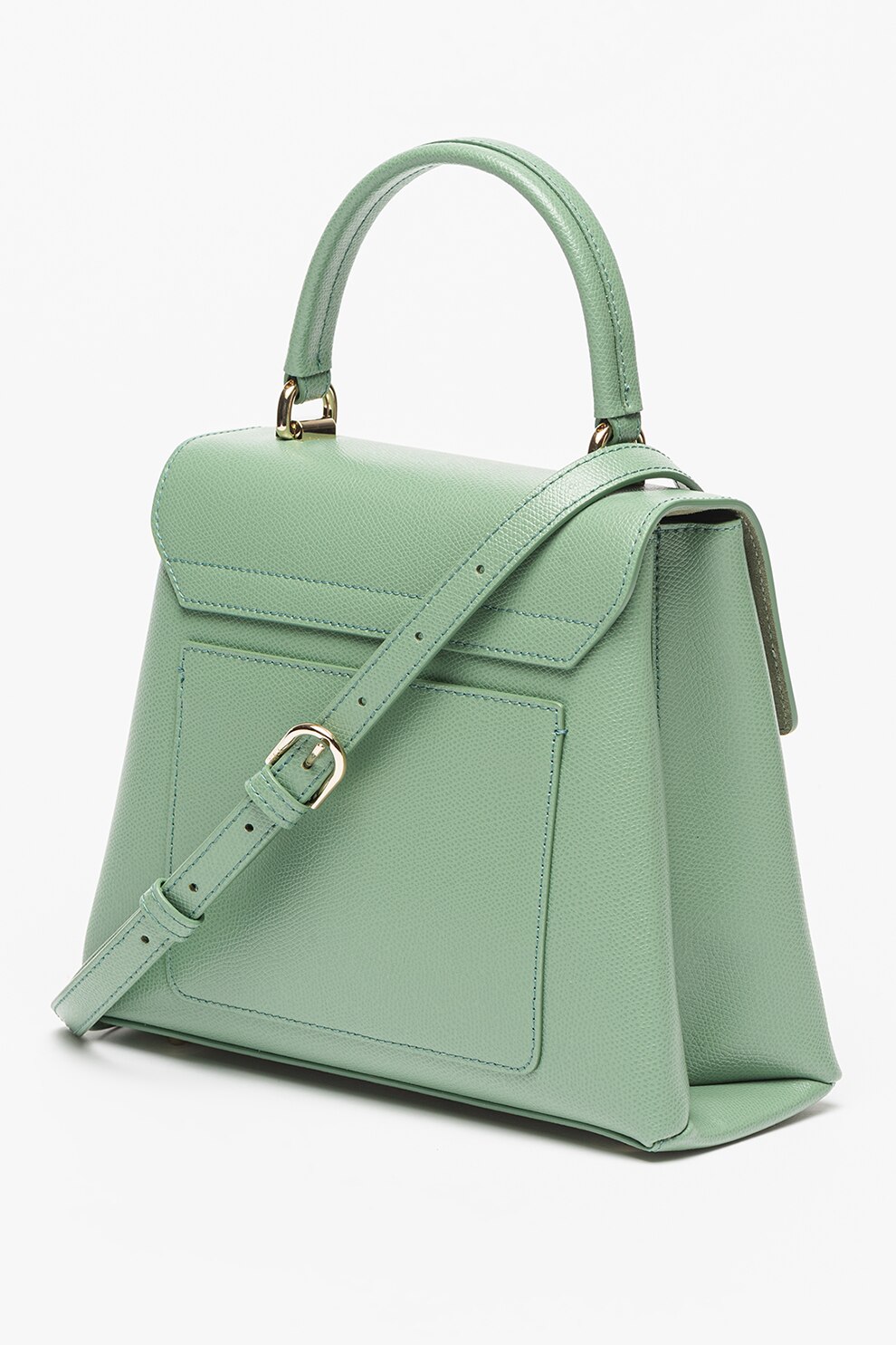 Furla, Geanta trapez din piele 1927, Verde feriga - eMAG.ro