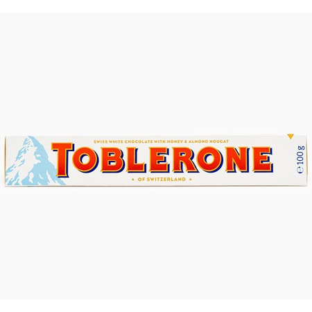 Ciocolata alba cu nugat miere si migdale Toblerone 100g - eMAG.ro