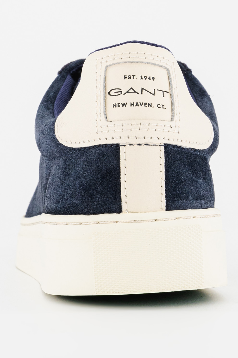Gant, Pantofi sport din piele intoarsa cu detalii logo, Bleumarin, 43 ...