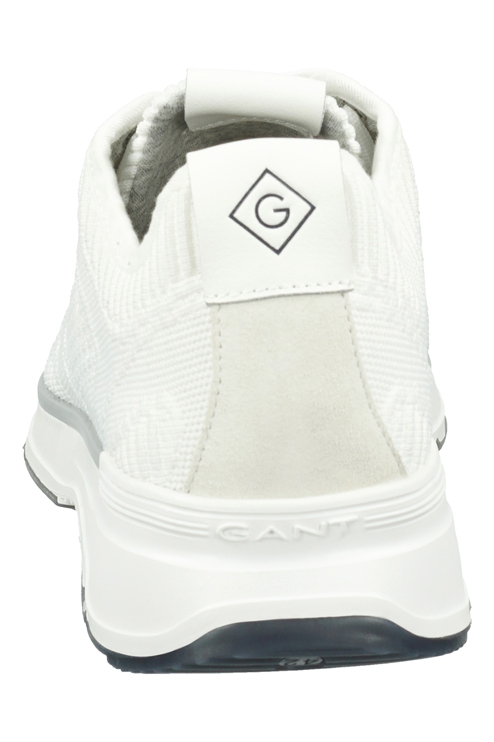 Gant, Текстилни спортни обувки с лого, Бял, 45 - eMAG.bg
