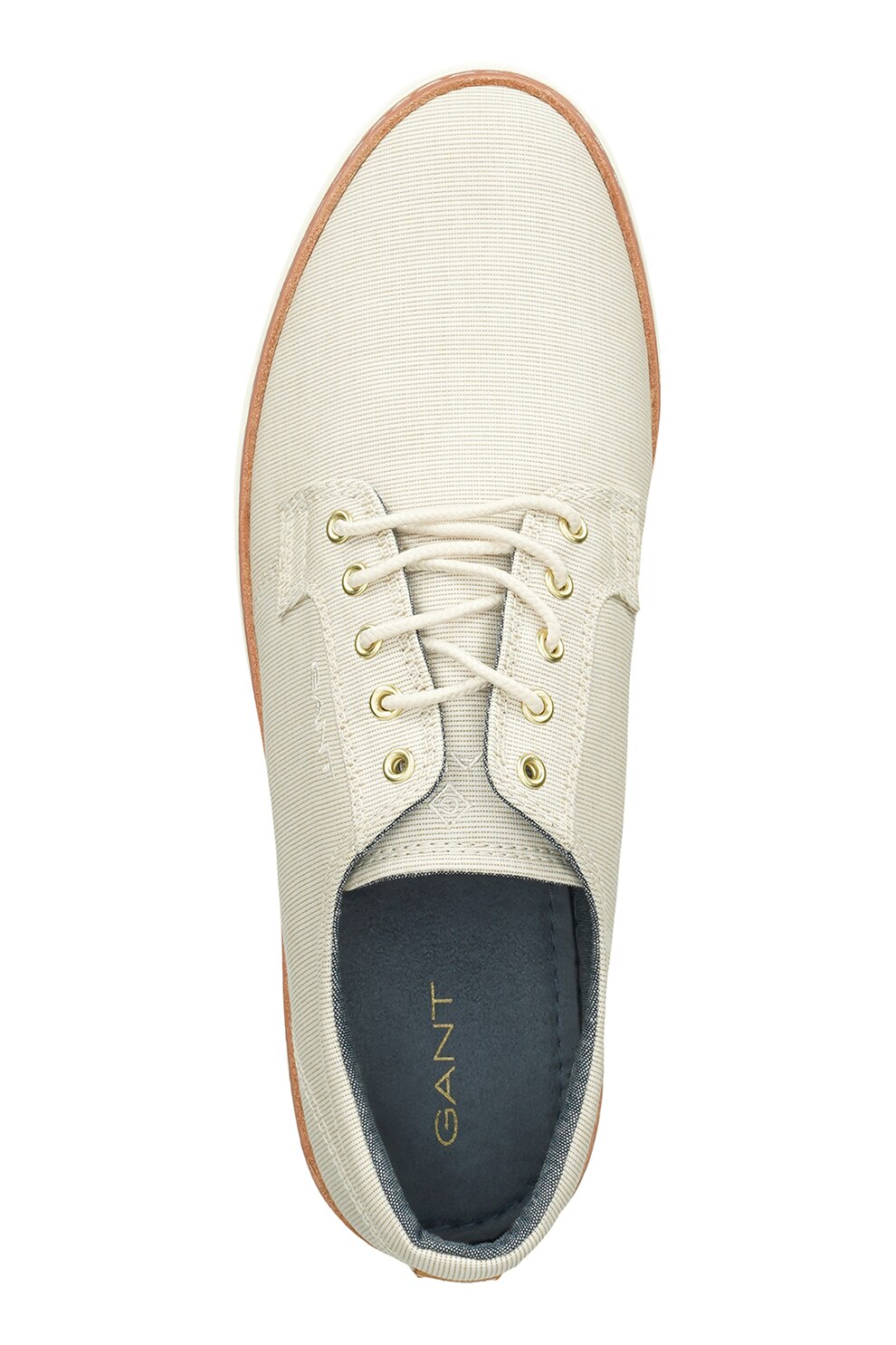 Gant, Pantofi casual de panza, Alb prafuit, 43 - eMAG.ro