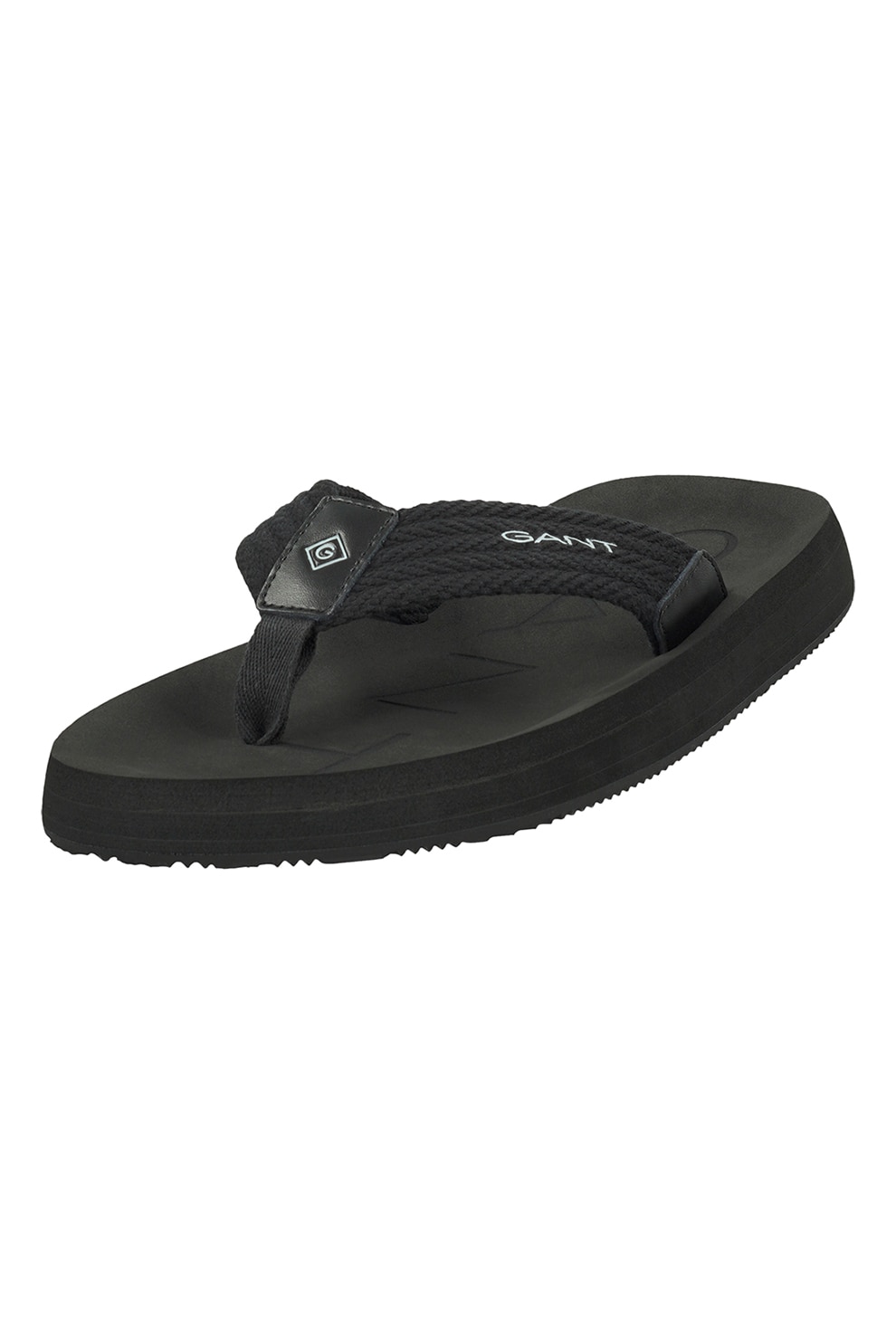 Gant, Flip-flop papucs logós részletekkel, Fekete, 41 - eMAG.hu