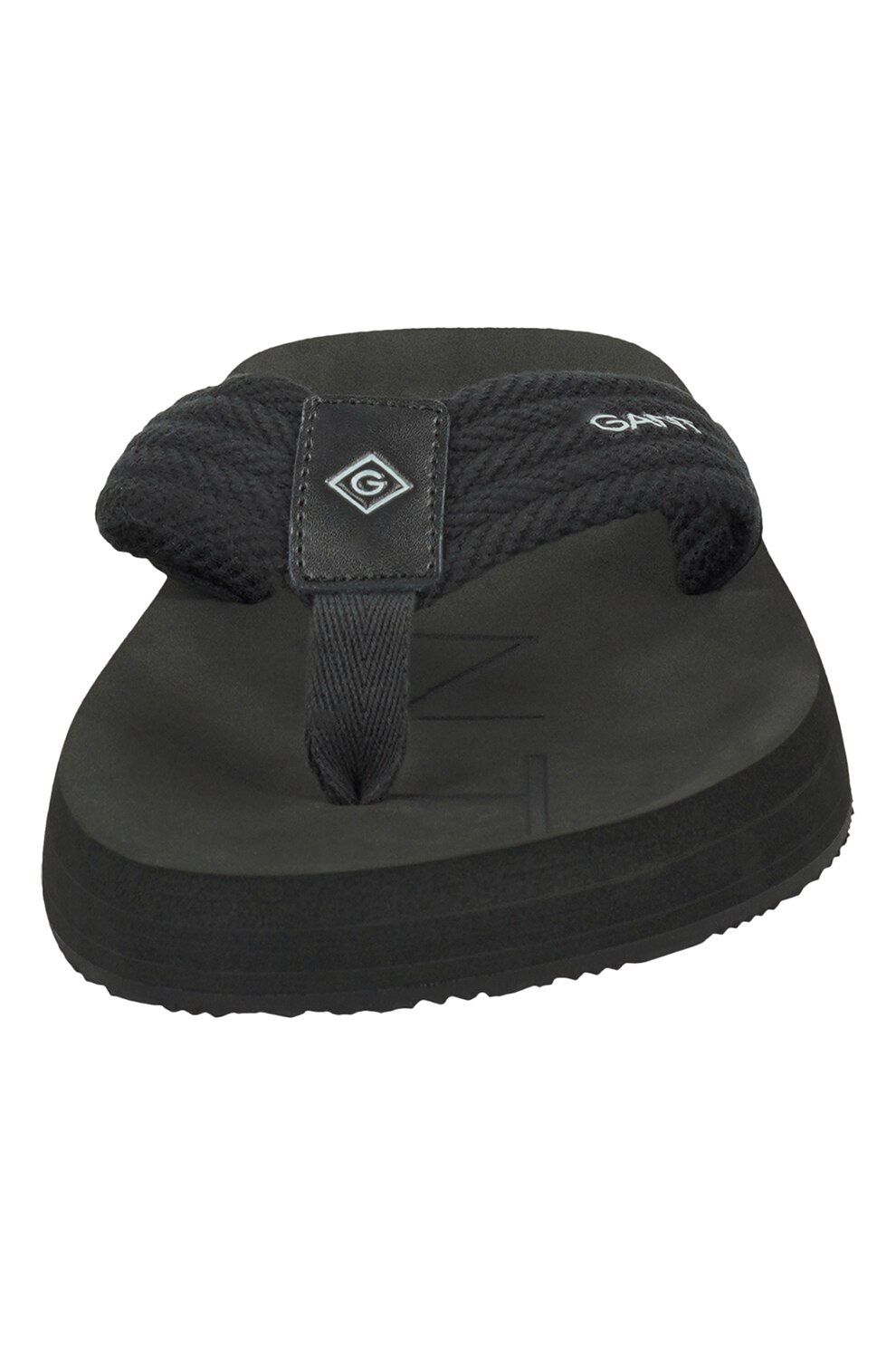 Gant, Flip-flop papucs logós részletekkel, Fekete, 41 - eMAG.hu