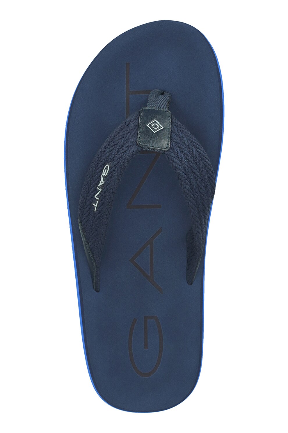 Gant, Papuci flip-flop cu logo, Navy, 41 - eMAG.ro