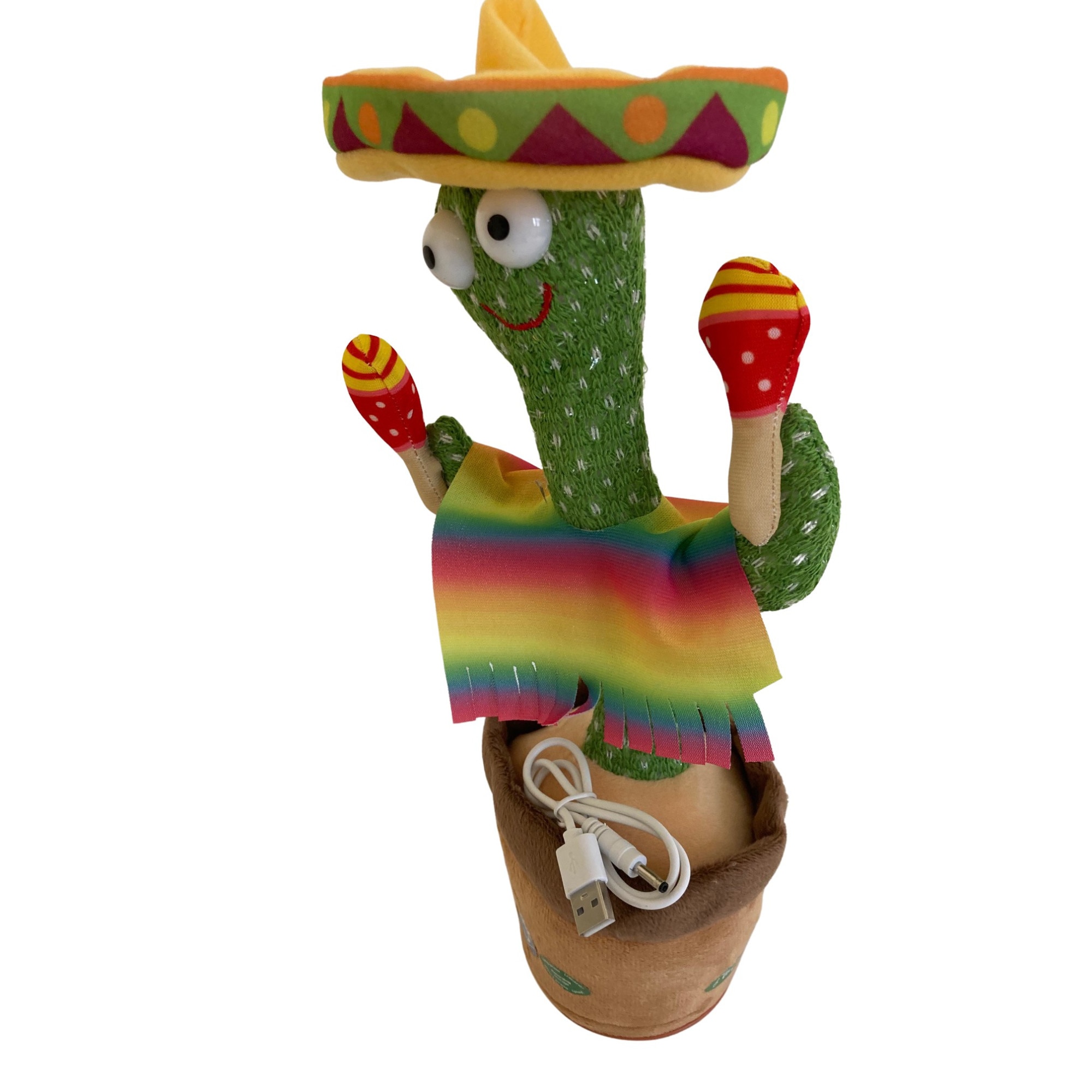 Jucarie Interactiva, THK, Cactus Dansator cu 2 Maracase, 120 melodii ...