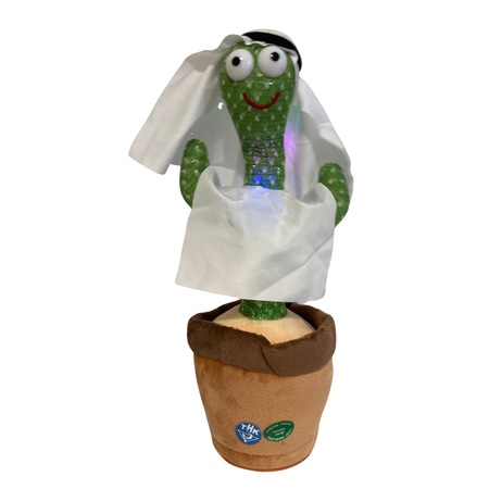 Jucarie Interactiva, Cactus Dansator arab, THK, 120 melodii, USB, 32 cm ...