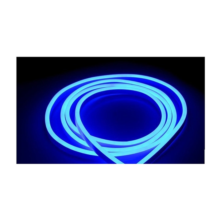 Светещ LED маркуч Neon flex blue 12V - eMAG.bg