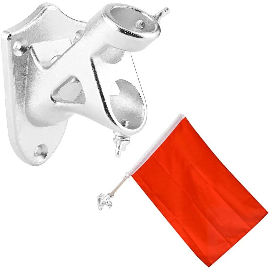 Set steag Romania 135x90 cm cu lance si suport metalic pentru perete ...