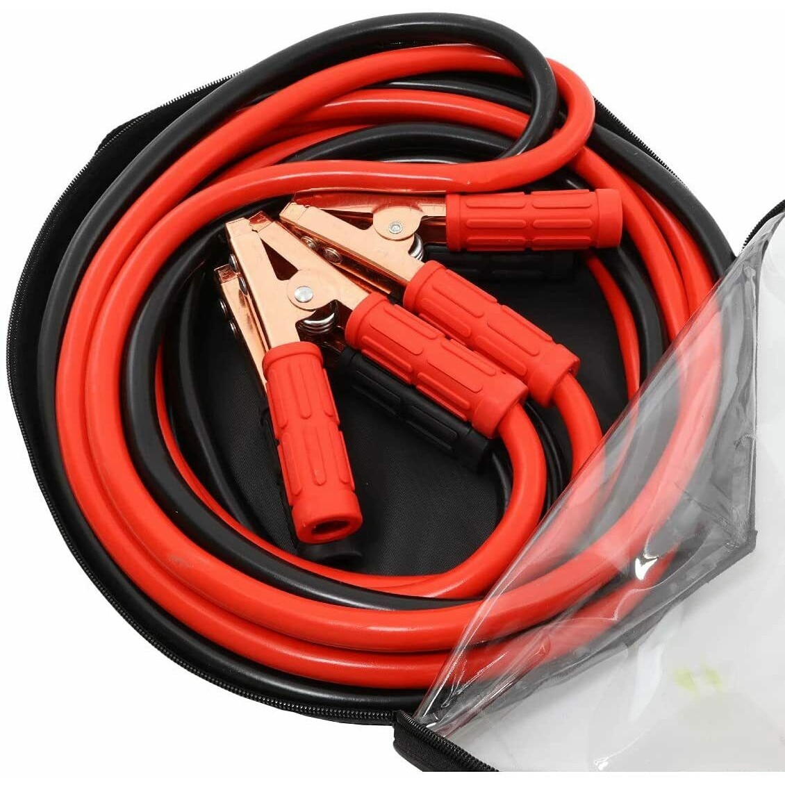 Set cabluri pornire auto, 1000A, 6m lungime, husa protectie cu fermoar ...