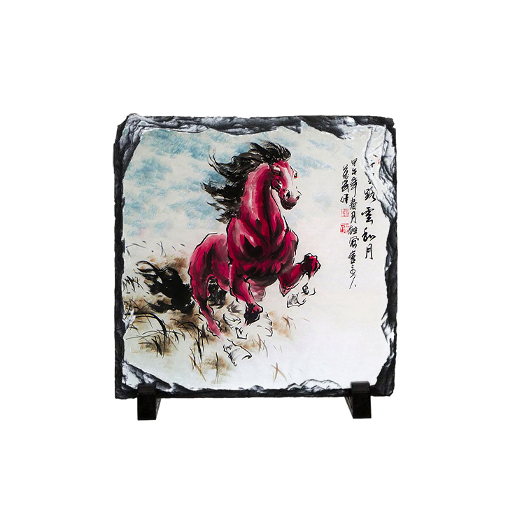 Placa Feng Shui Calul Rosu - pentru Dragoste / Persoane Singure - eMAG.ro