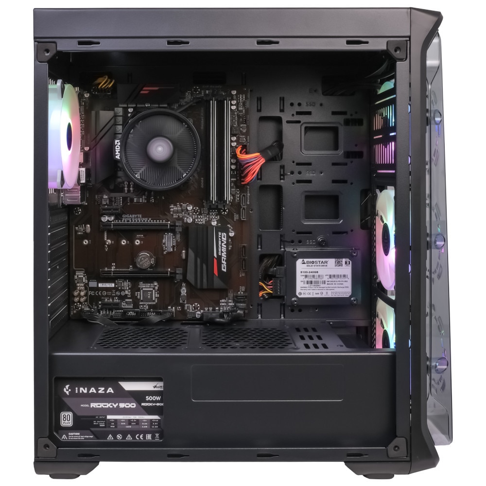 Sistem Desktop PC Gaming Inaza Shugo, AMD Ryzen 5 5600G, 16GB DDR4, SSD ...
