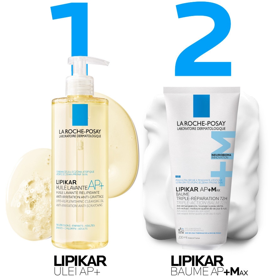 Balsam reparator Lipikar Baume AP+MAX La Roche-Posay, triplu reparator ...