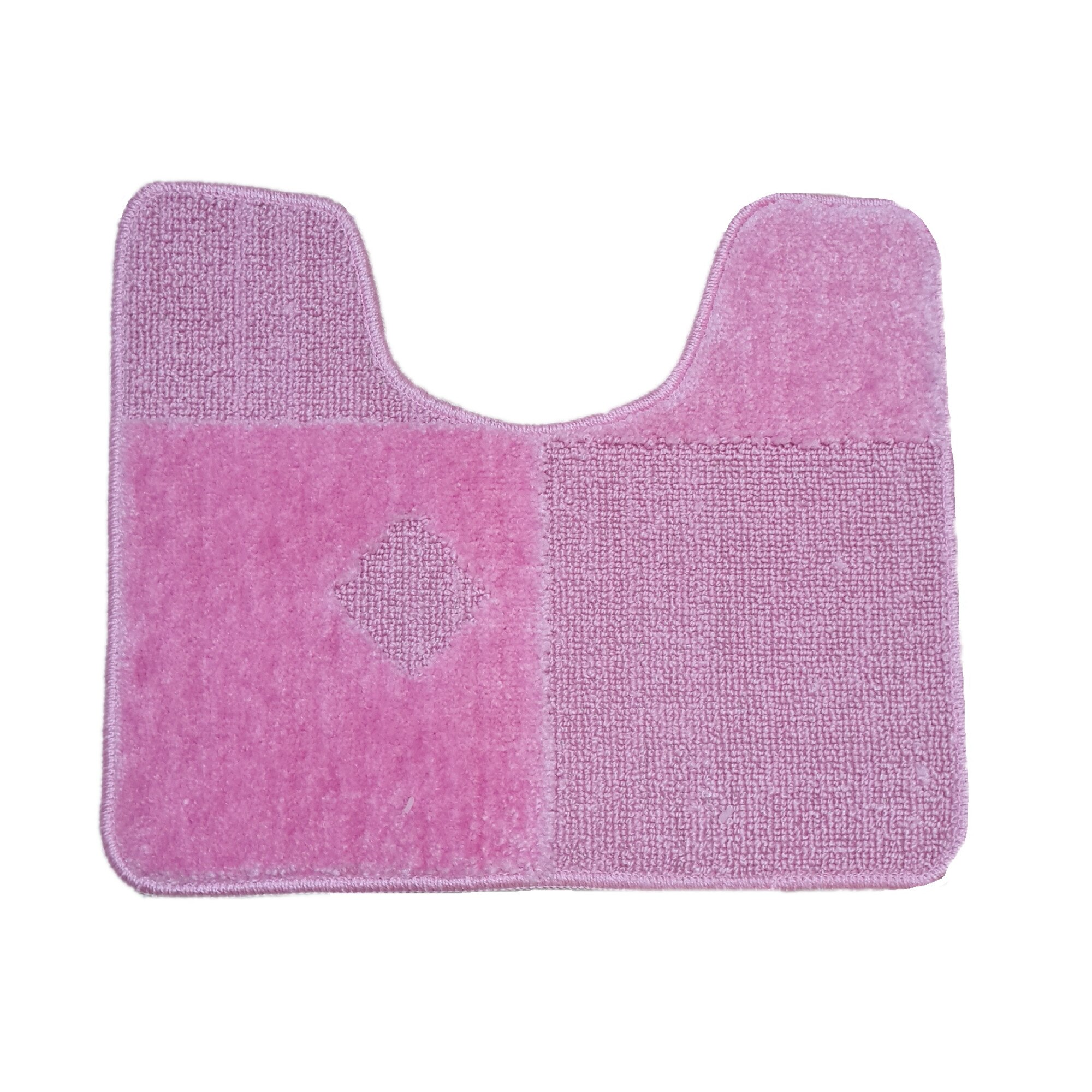 Set covoare baie, culoare roz, 2 piese, 40 x 50 cm, 50 x 80 cm - eMAG.ro