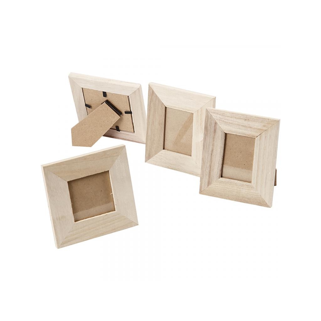 Rame poze din lemn in 2 dimensiuni, 80 buc - eMAG.ro