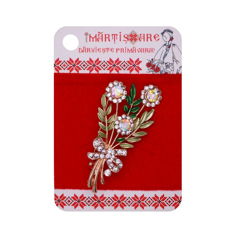 Martisor Brosa Buchet de Margarete cu Funda - eMAG.ro