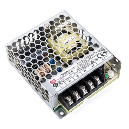 Sursa in comutatie AC-DC, 52.8W, 48V DC, 1.1A, Mean Well LRS-50-48 ...