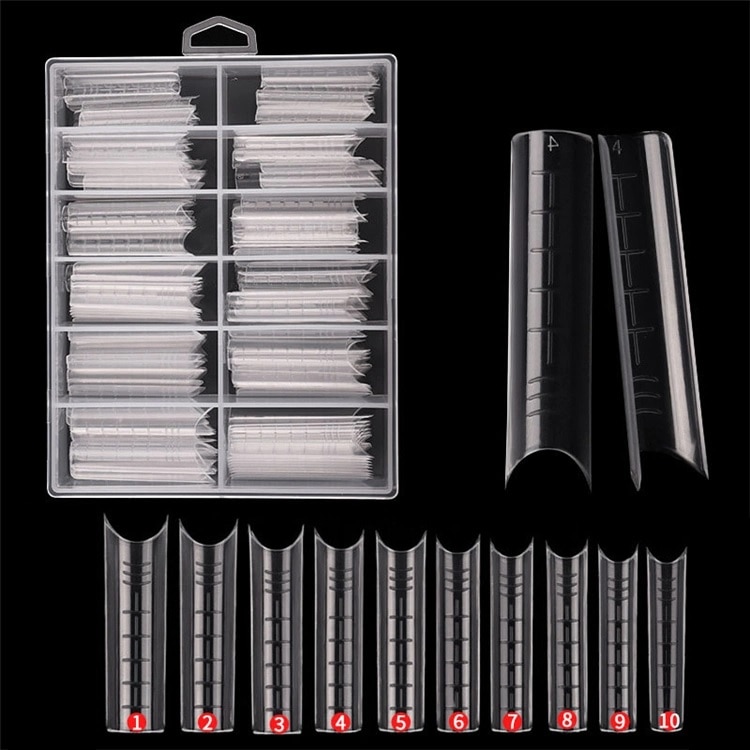 Set Tipsuri 100 buc Smart Refolosibile nr.10, Sela Transparente pentru ...