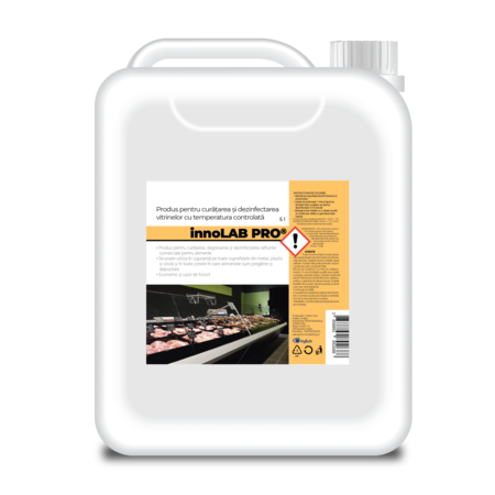 Produs pentru curatarea si dezinfectarea vitrinelor cu temperatura ...