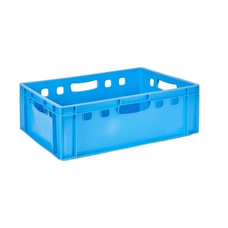 Naveta TIP E2, Transport Carne, Plastic HDPE, 60x40x20 cm, Albastru ...