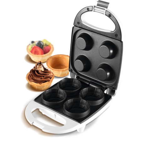 Aparat pentru preparat waffe tip pahar Home HG GK 04 putere 520W Alb ...