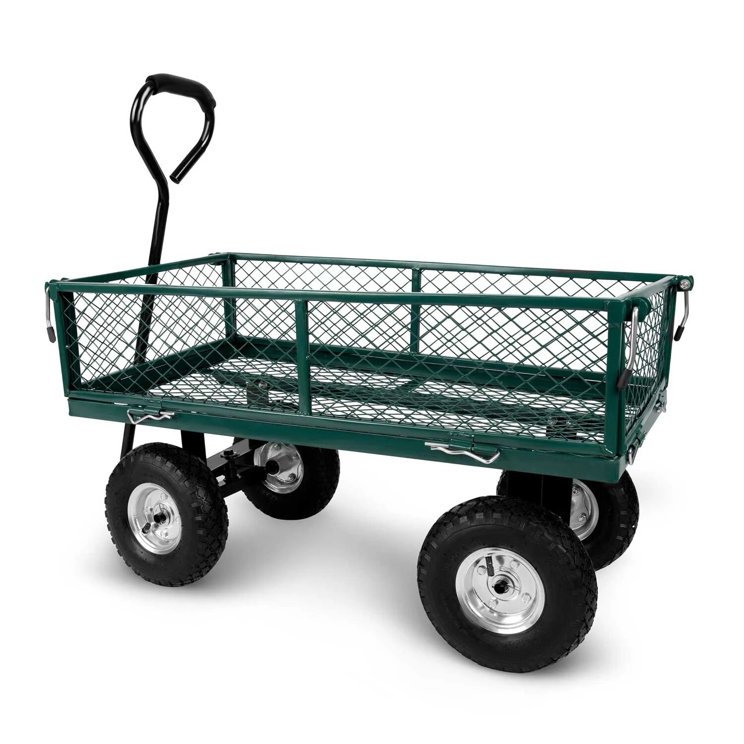 Carucior pentru gradina DacEnergy©, otel, cadru metalic, axa de ...