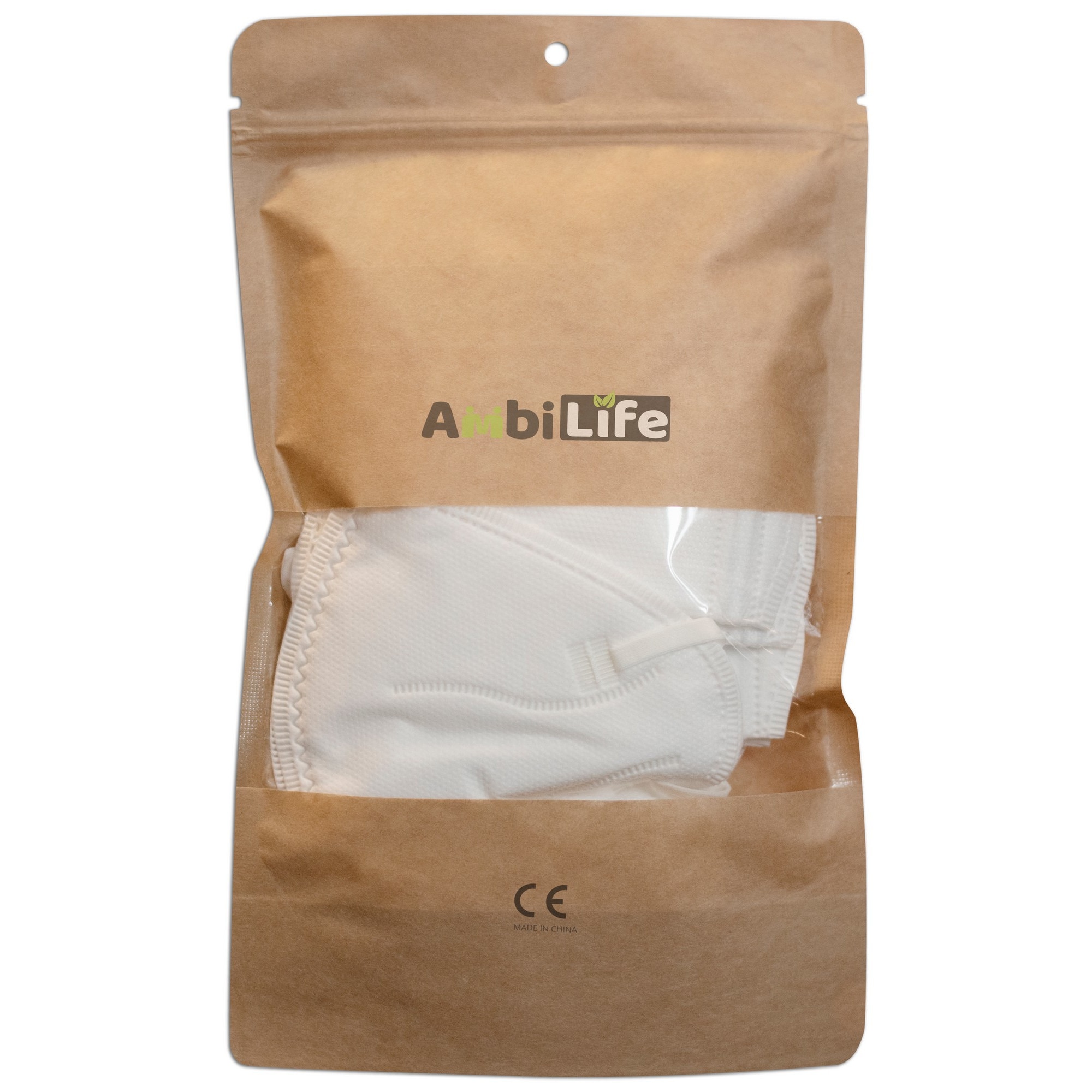 Set 10 Masti FFP2, Ambilife®, cu 5 straturi de protectie respiratorie ...